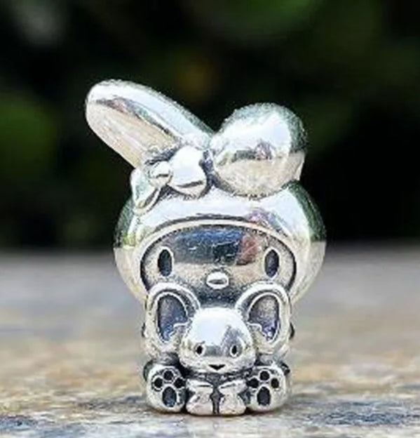 Charm Melody de Hello Kitty de plata s925 𝔼𝕟𝕥𝕣𝕖𝕘𝕒 𝕀𝕟𝕞𝕖𝕕𝕚𝕒𝕥𝕒