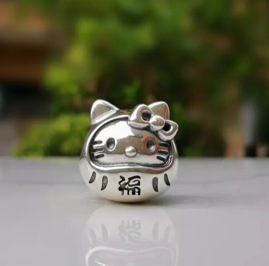 Charm Hello Kitty Japan de plata S925 𝔼𝕟𝕥𝕣𝕖𝕘𝕒 𝕀𝕟𝕞𝕖𝕕𝕚𝕒𝕥𝕒