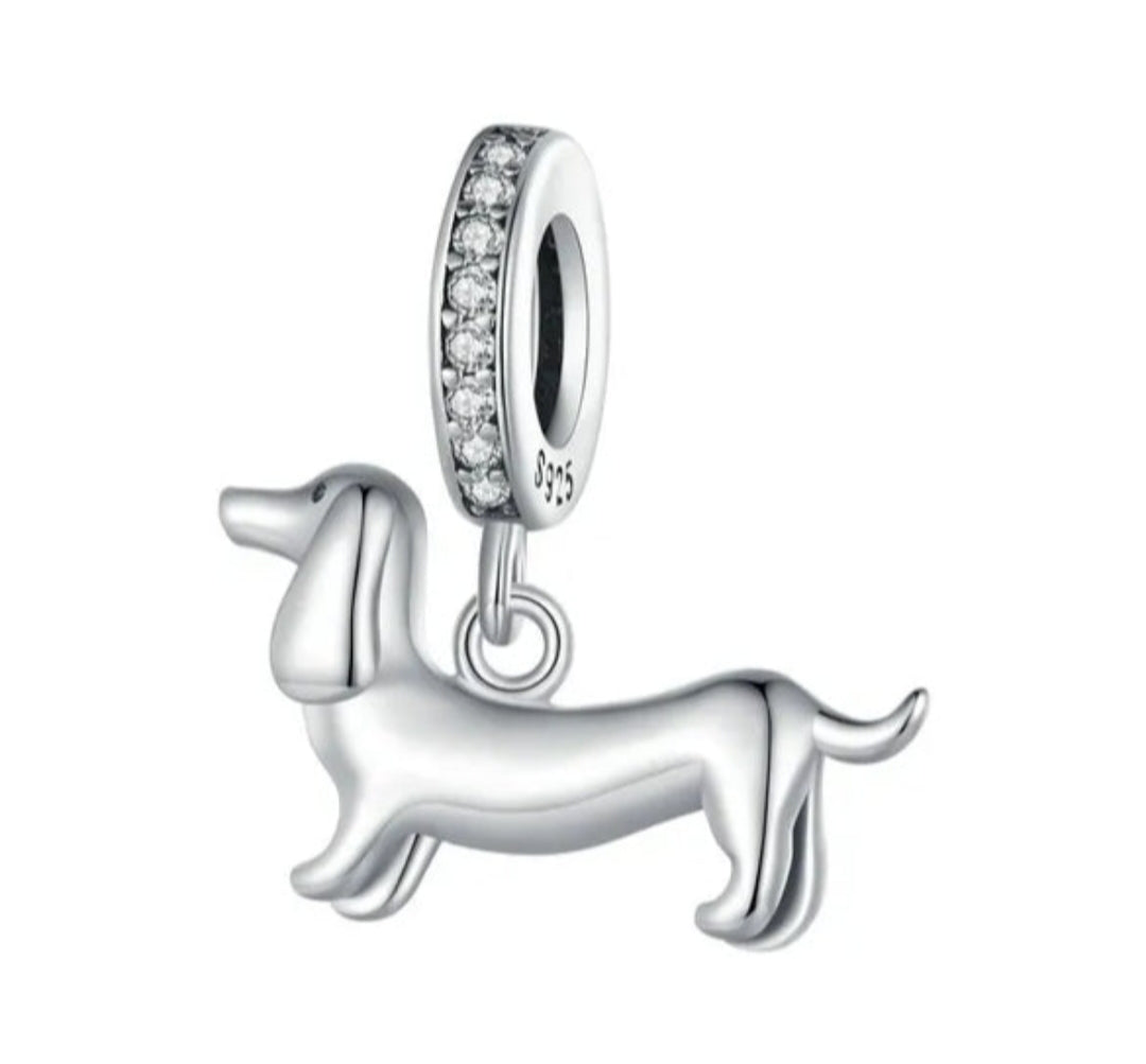 Charm perrito salchicha s925 𝔼𝕟𝕥𝕣𝕖𝕘𝕒 𝕀𝕟𝕞𝕖𝕕𝕚𝕒𝕥𝕒