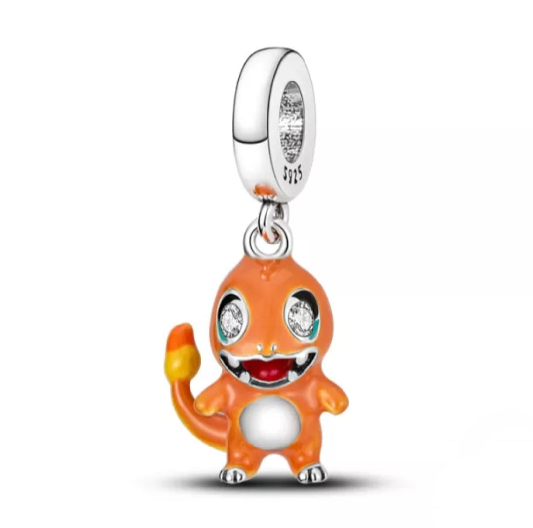Charm Charmander Pokémon de plata s925